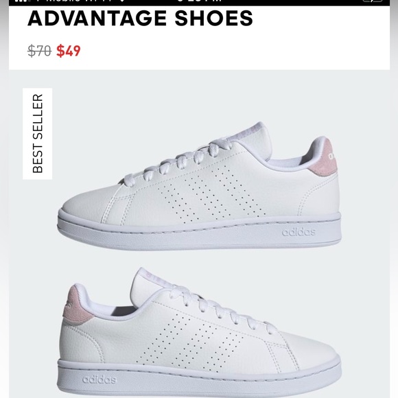 adidas | Shoes | Adidas Advantage Womens Tennis Shoes | Poshmark